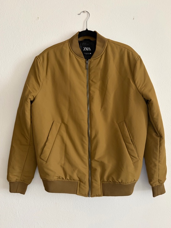 Zara | Jackets & Coats | Zara Mens Tan Bomber Jacket Medium | Poshmark